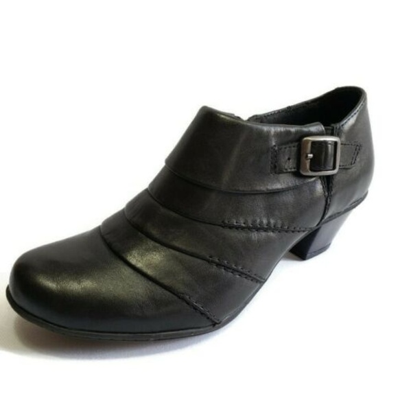Earth | Shoes | Earth Leather Ankle Low Heel Comfort Booties | Poshmark